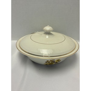 Vintage Warwick China "sunflower" Set of 3 Platter, Open Bowl, Bowl ...