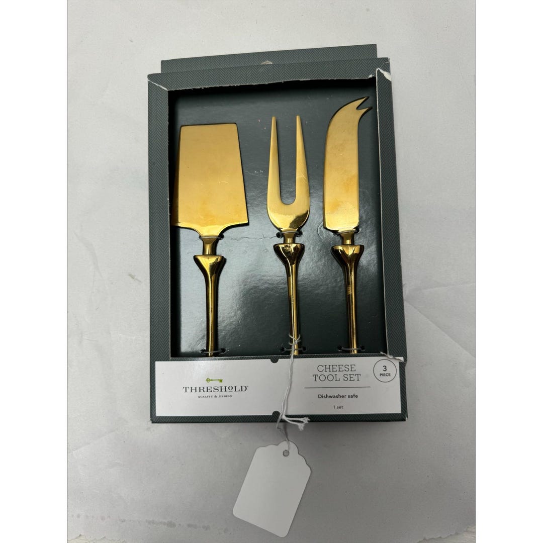 Threshold 3-piece Gold Cheese Tool Set - Etsy