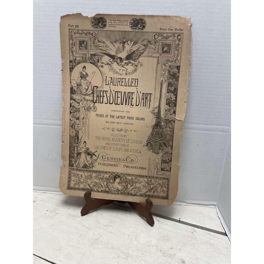 Antique 1889 Gebbie & Co. Laureated Chefs Doeuvre Dart Part 22 ...