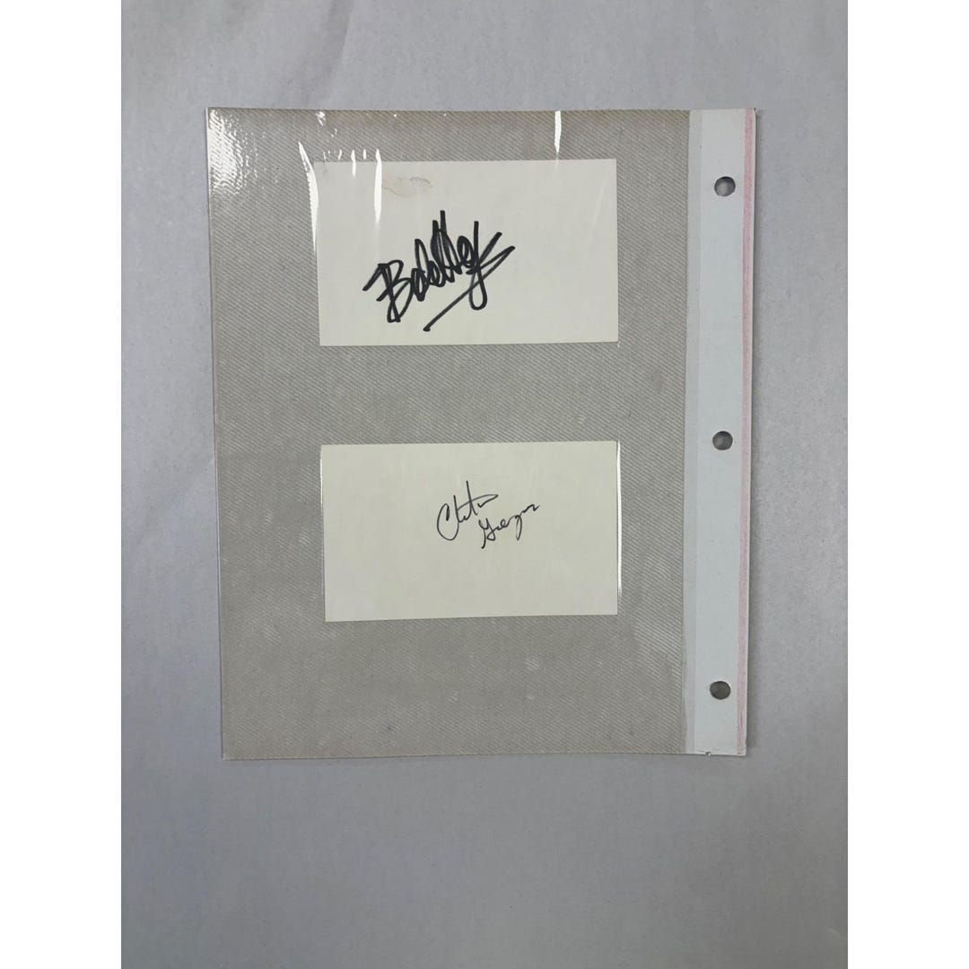 Johnny Carson, Bob Hope, and Two Unidentified Set of 4 Autographed ...