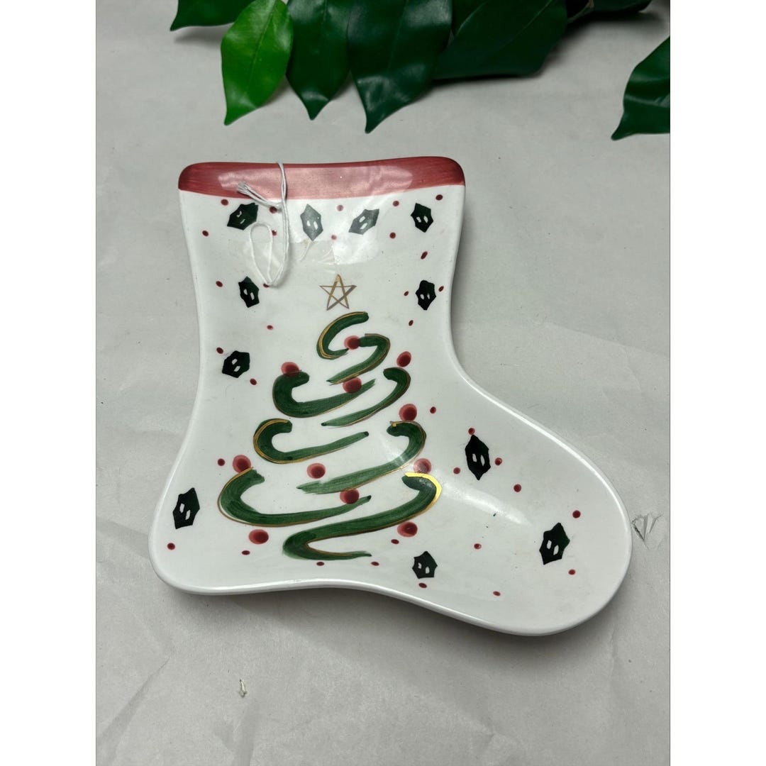 Holly Cardinal Tidbit Candy Christmas Dish - Etsy