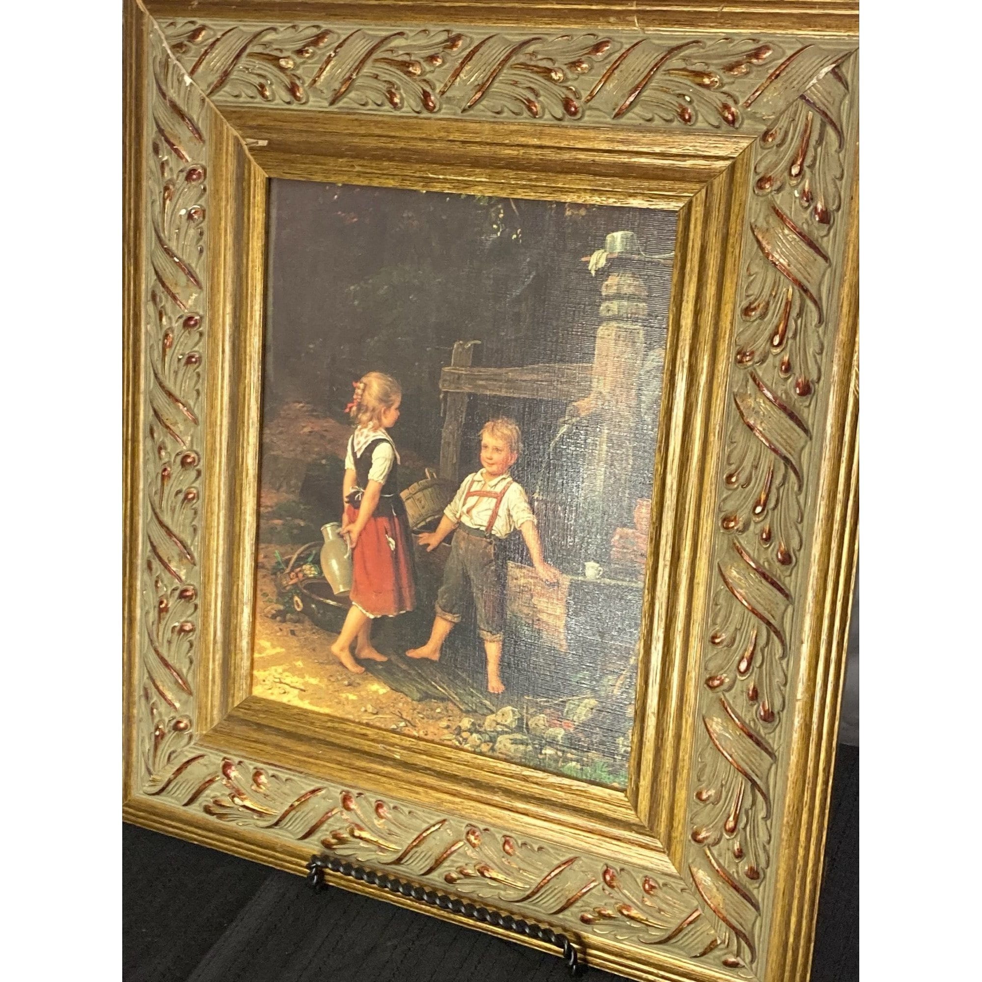 Crown Fine Arts Vintage Print and Frame 15x17 - Etsy