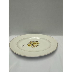 Vintage Warwick China "sunflower" Set of 3 Platter, Open Bowl, Bowl ...