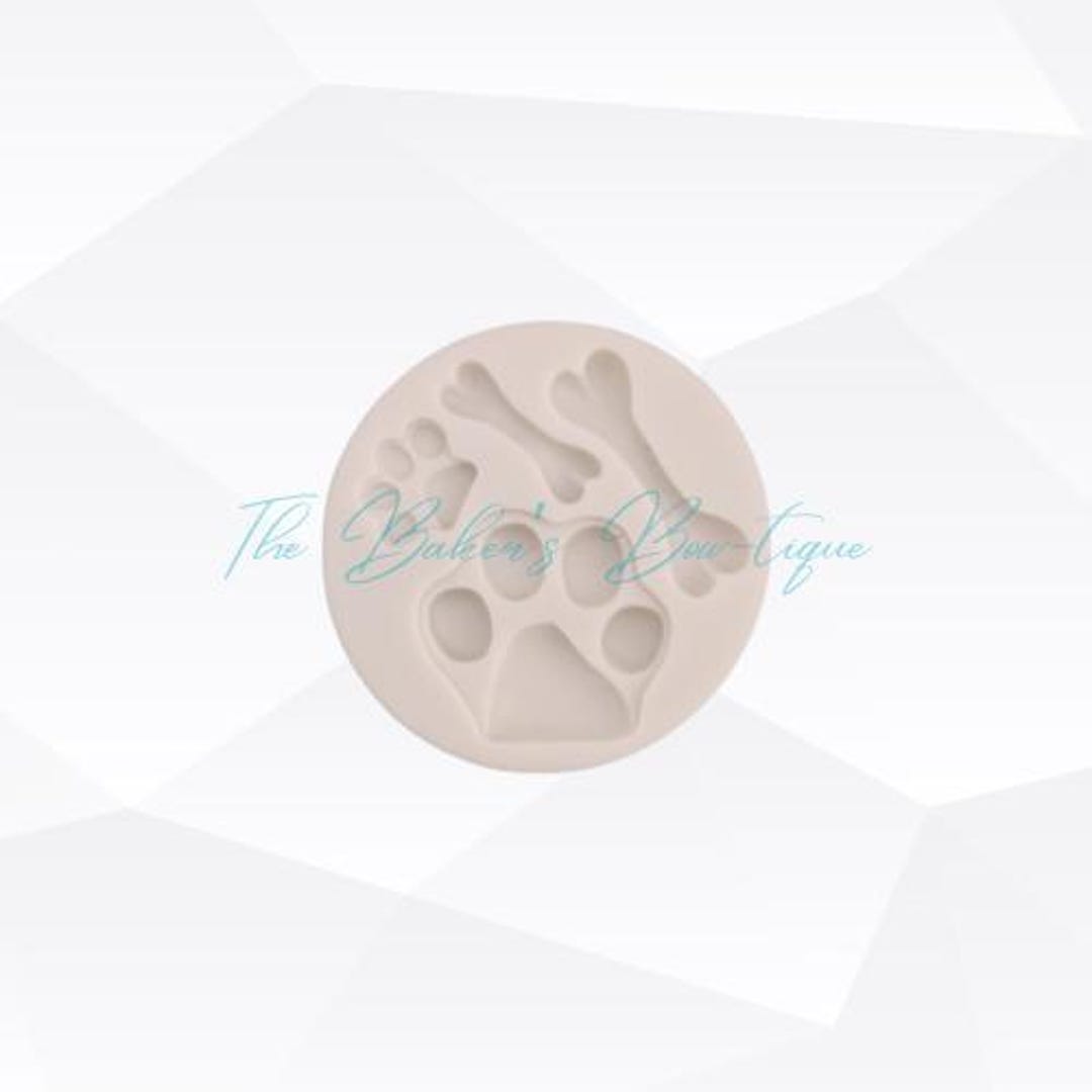 DOG PAW and BONES Silicone Mold - Etsy