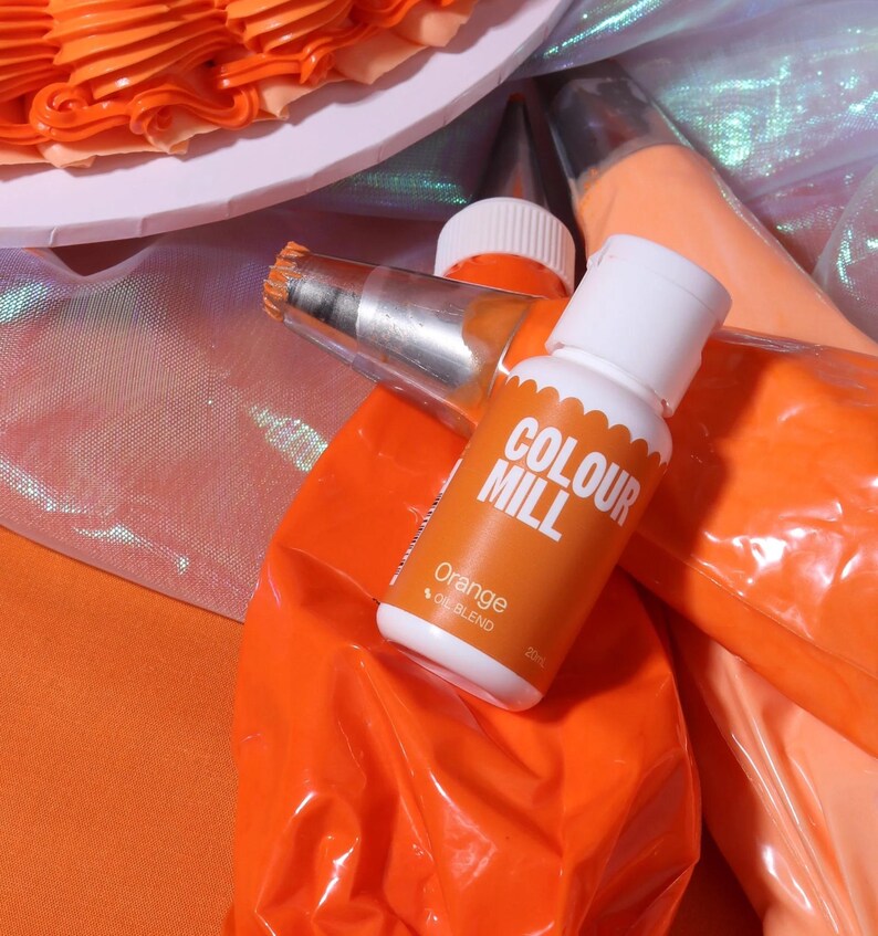 ORANGE Colour Mill Oil Based Food Coloring for Chocolate, Buttercream ...