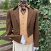 New Handmade Men'sbrown Wool Tail Coat, Men Tailcoat, Gentleman Jacket ...