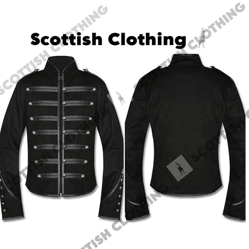 Handcrafted Steampunk Military Drummer Vintage Jacket Military Drummer ...