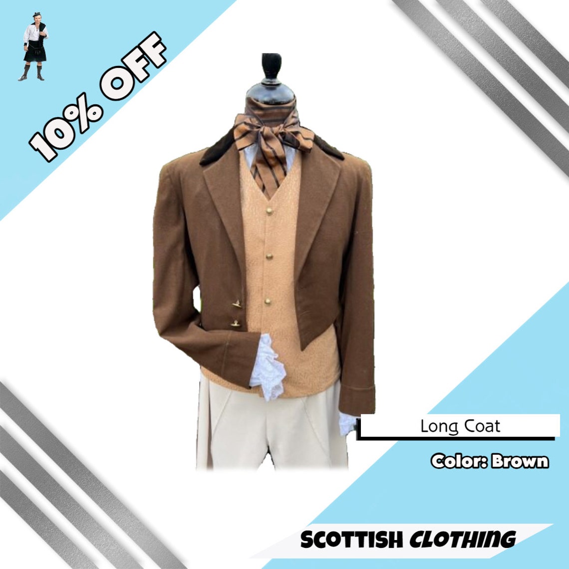 New Handmade Men'sbrown Wool Tail Coat, Men Tailcoat, Gentleman Jacket ...