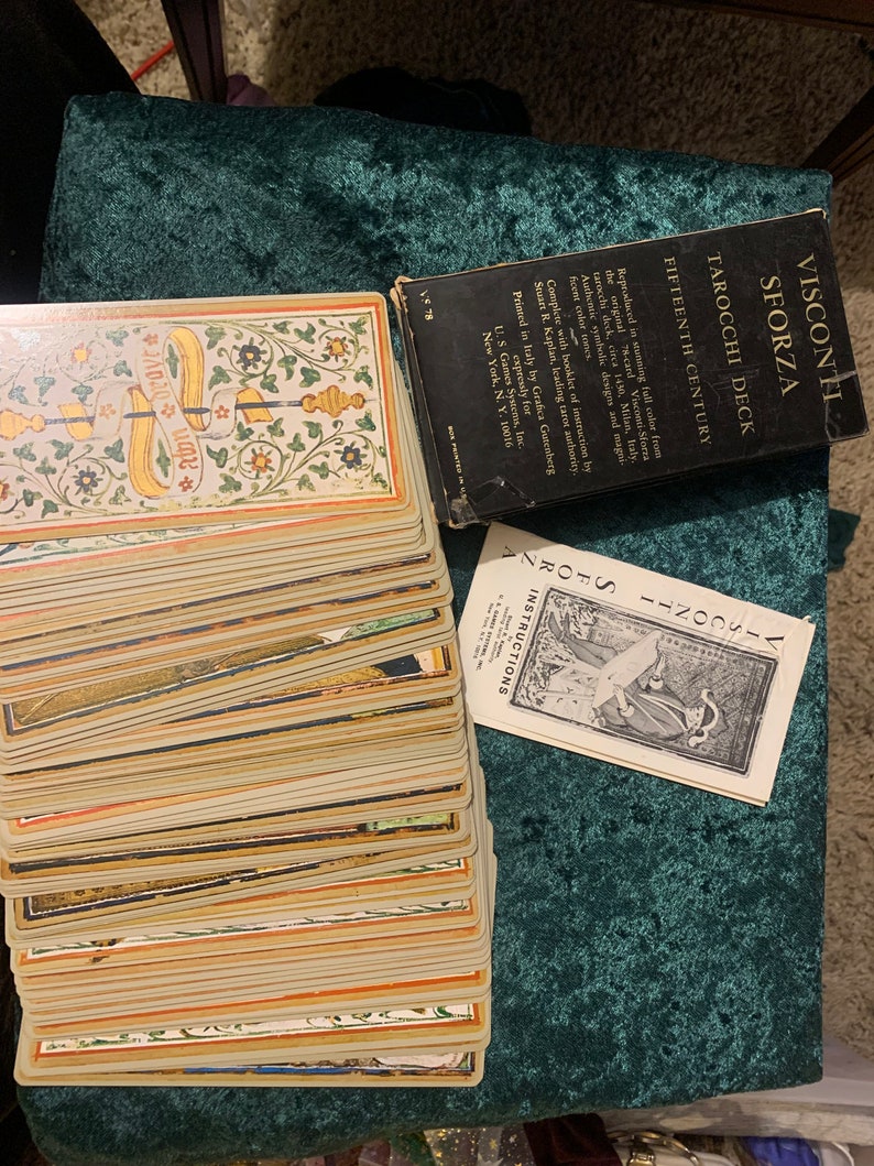 Visconti Sforza Vintage Tarocchi Deck - Etsy