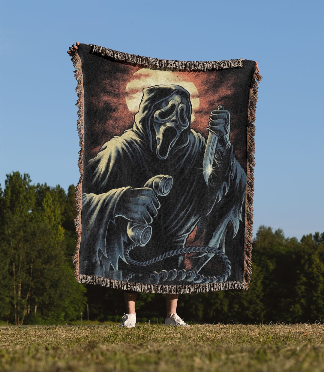 Blanket,woven Blanket,horror Movie,freddy Krueger,jason Friday,woven ...