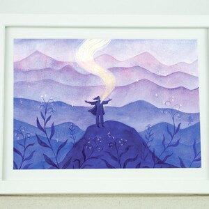 Element Wind • Watercolour Illustration - Etsy