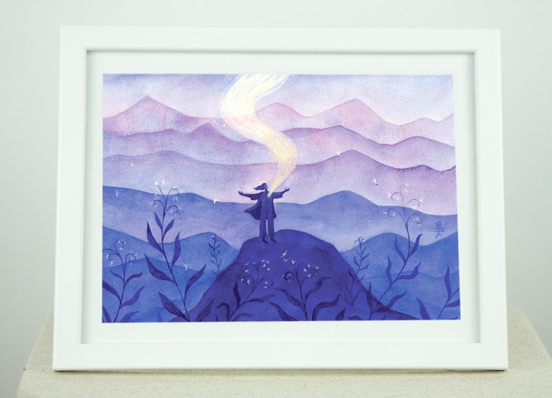 Element Wind • Watercolour Illustration - Etsy