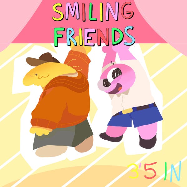 Charlie Keychain Smiling Friends - Etsy