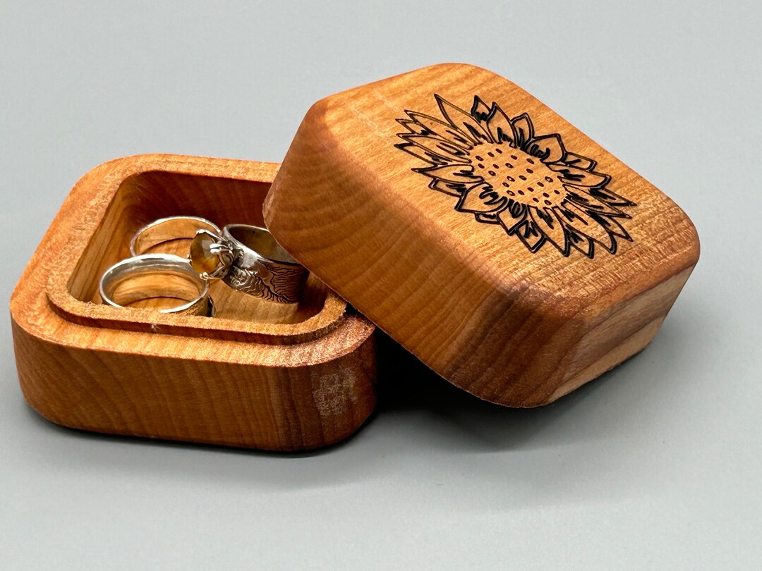 Square Cherry Keepsake Box - Etsy