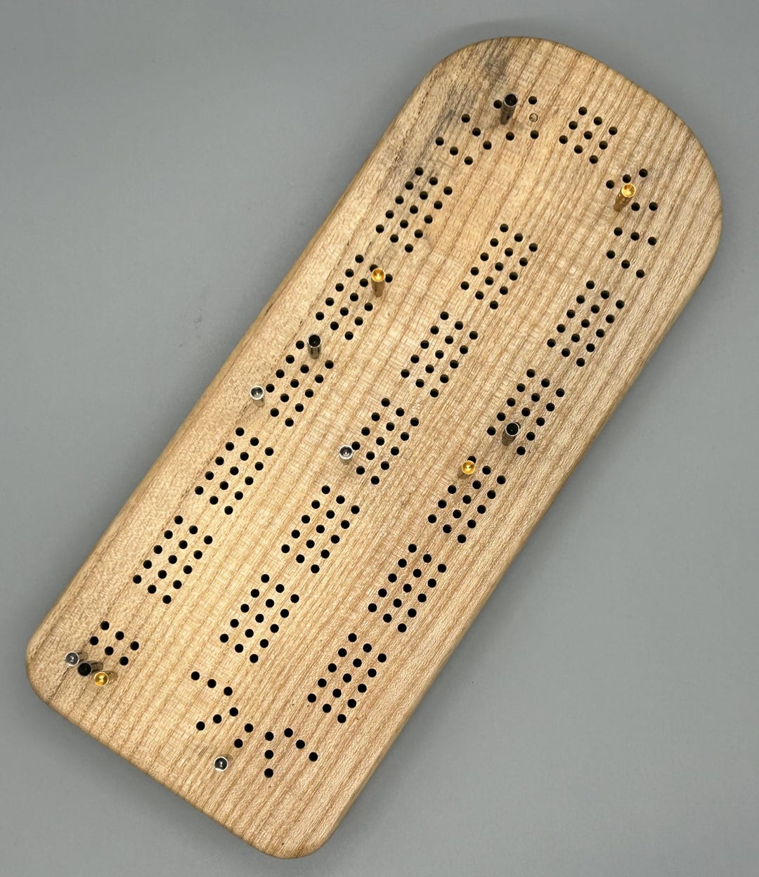White Oak Cribbage Board - Etsy