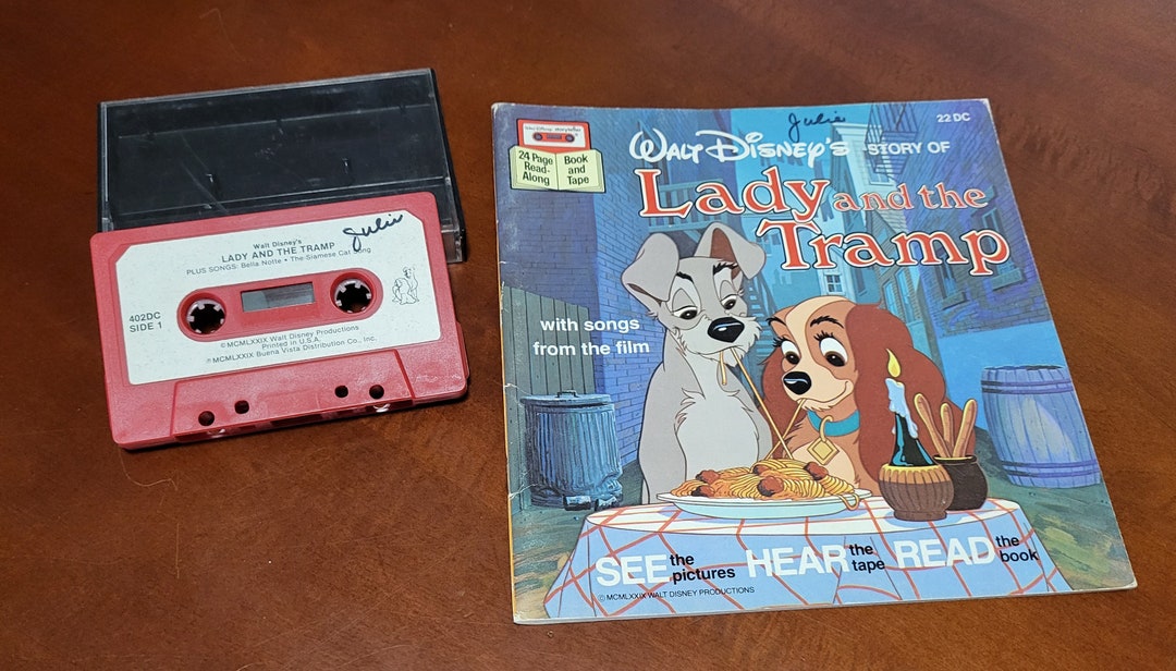 Walt Disney's Story of Lady and the Tramp, See Hear Read, 1980s - Etsy
