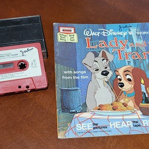 Walt Disney's Story of Lady and the Tramp, See Hear Read, 1980s - Etsy