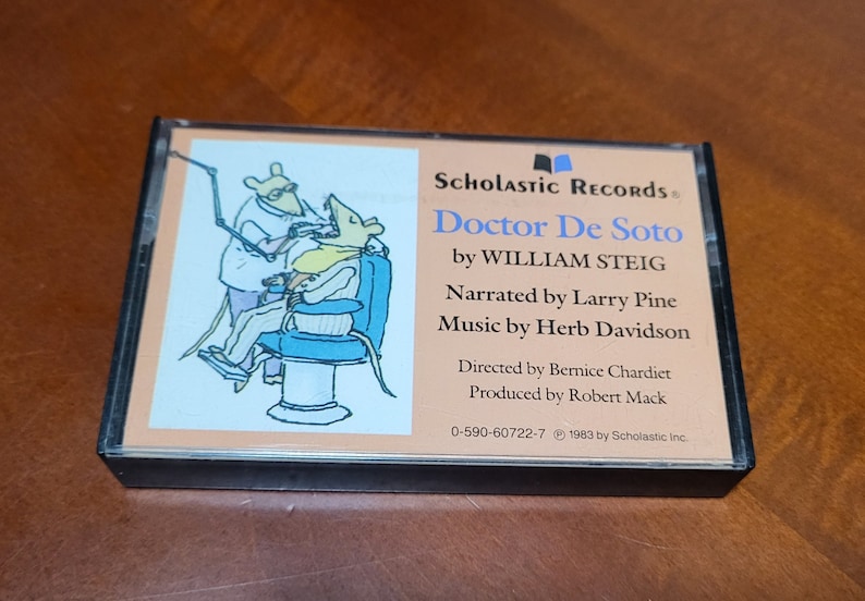 1983 Scholastic Records: Doctor Desoto by William Steig(cassette) - Etsy