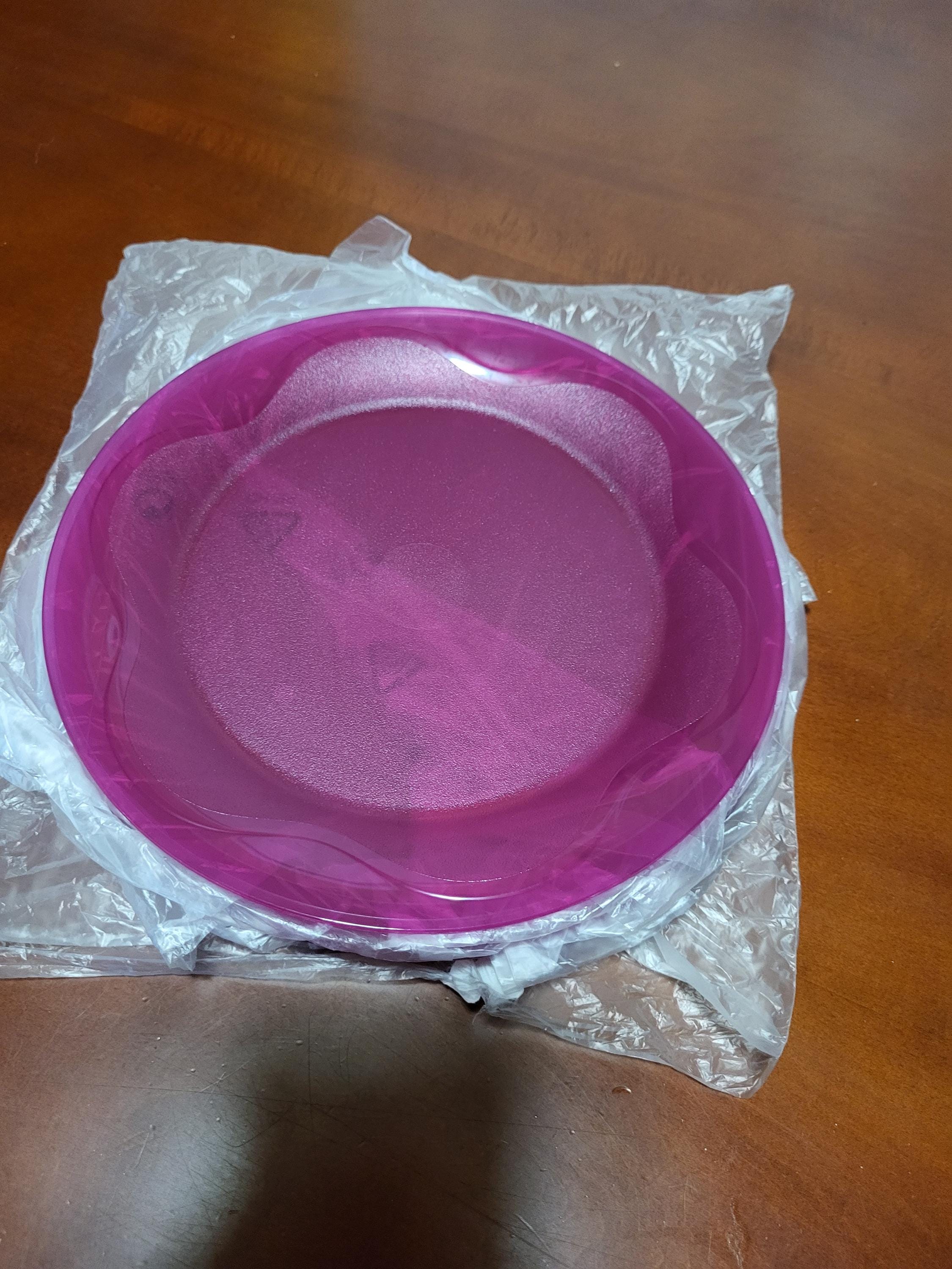 Tupperware Acrylic 4717 Open House Dessert Luncheon Plates 8, Camping ...