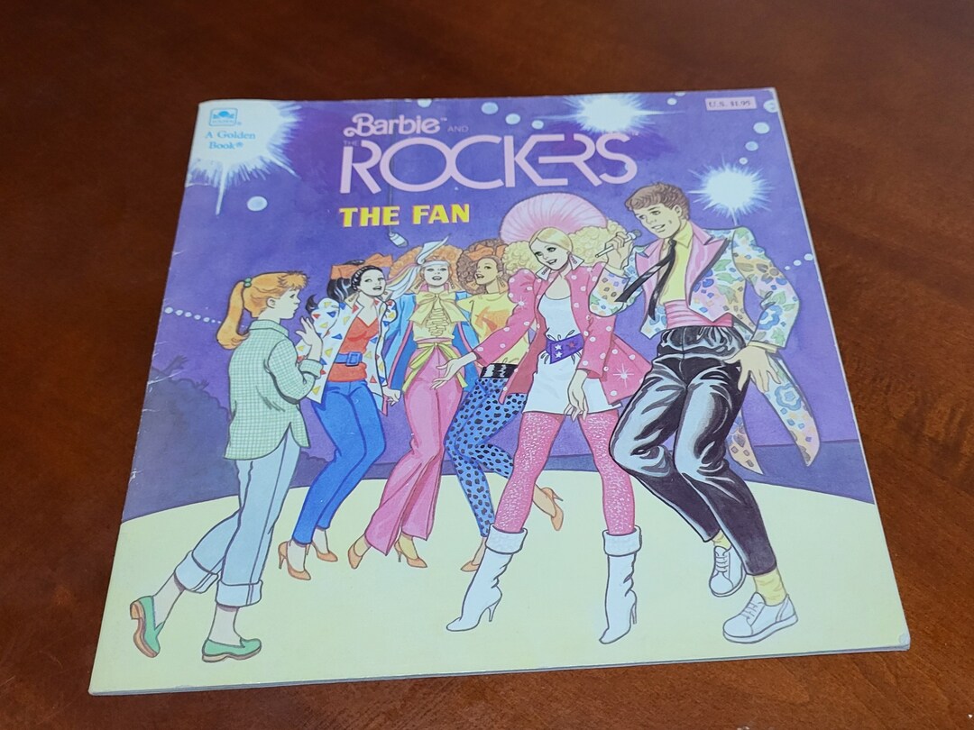 Barbie and the Rockers: the Fan, 1987 Golden Book - Etsy