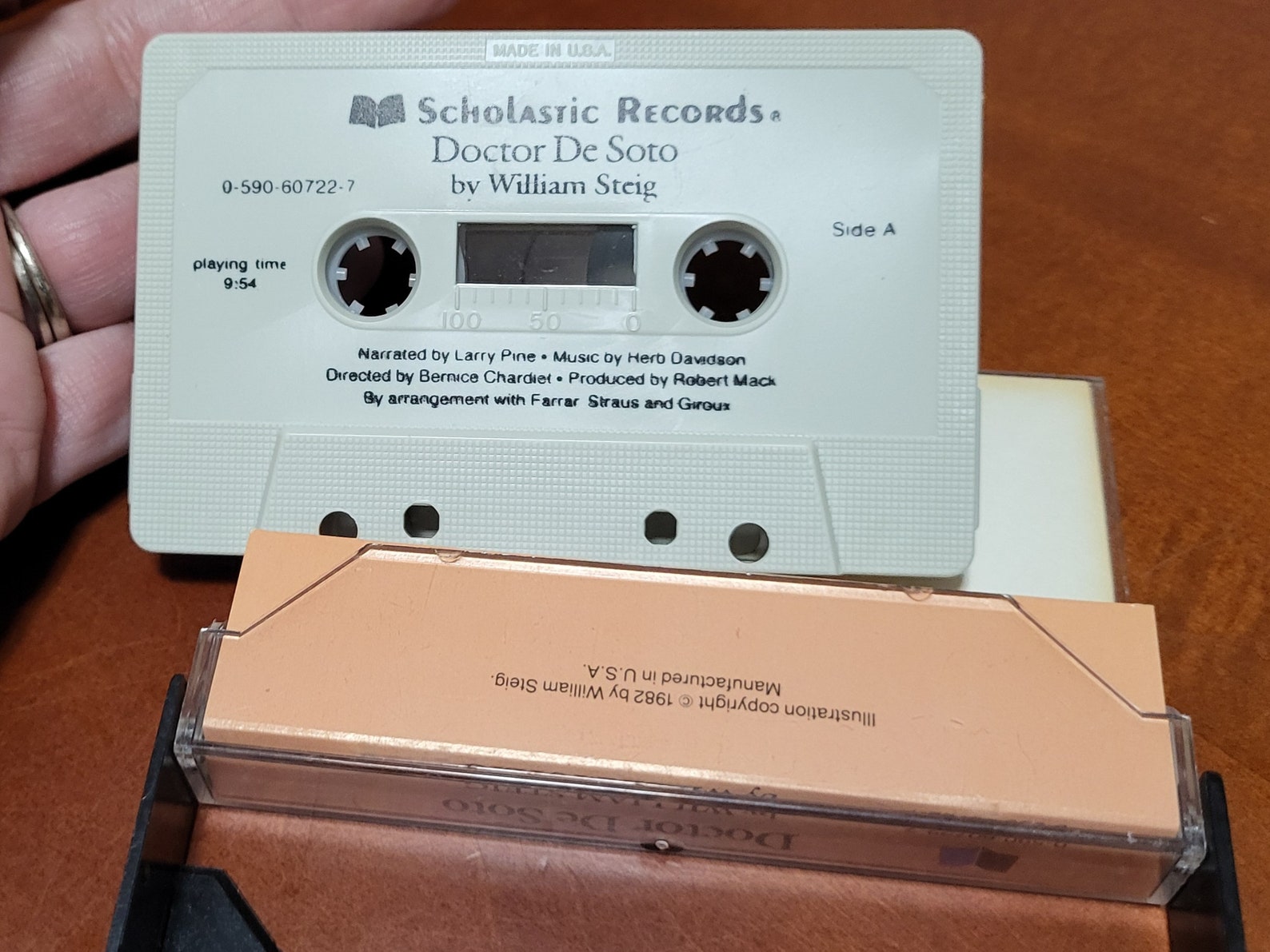 1983 Scholastic Records: Doctor Desoto by William Steigcassette - Etsy