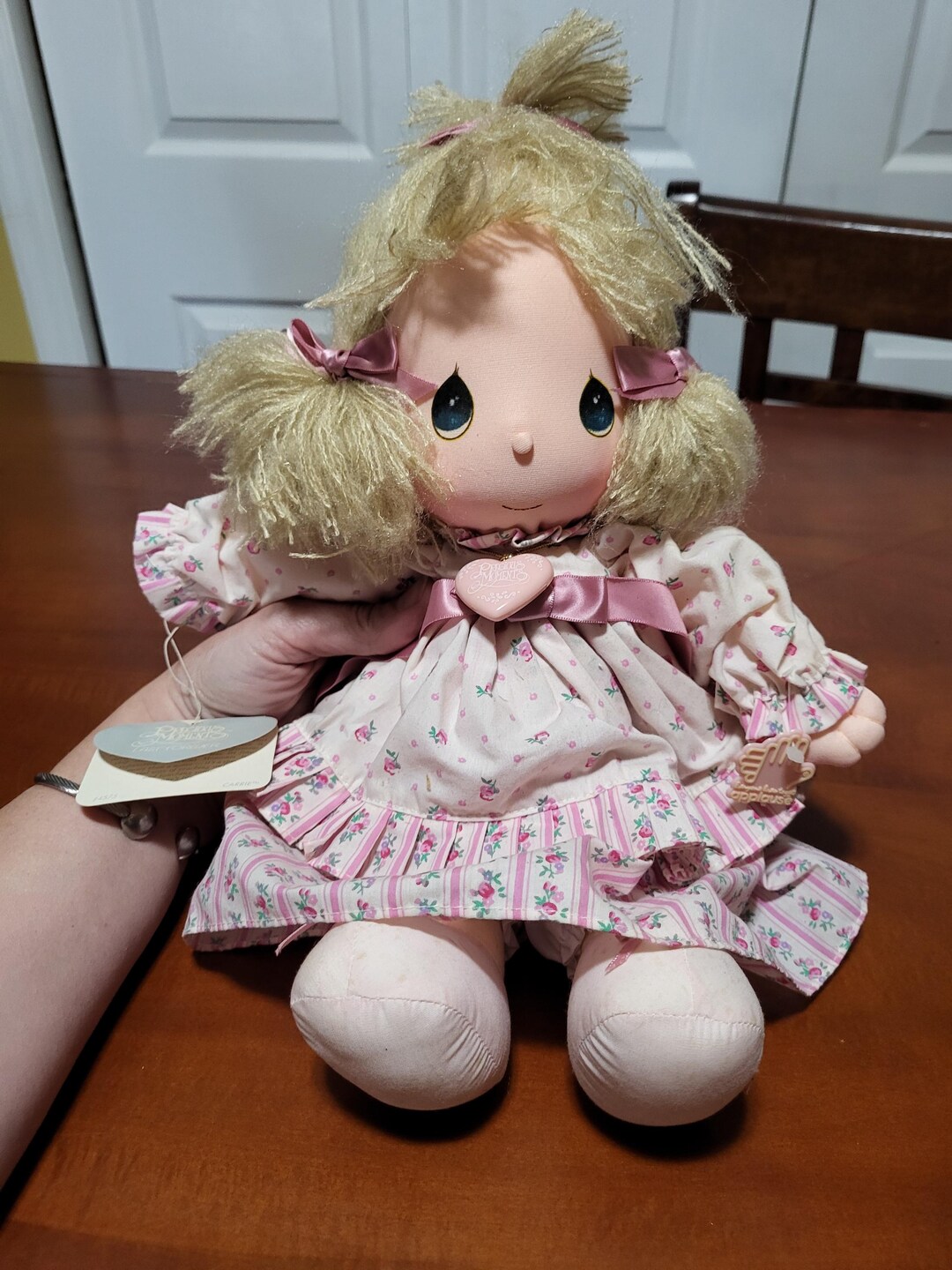 1985 Precious Moments Plush "carrie" Doll by Applause, With Both Tags ...