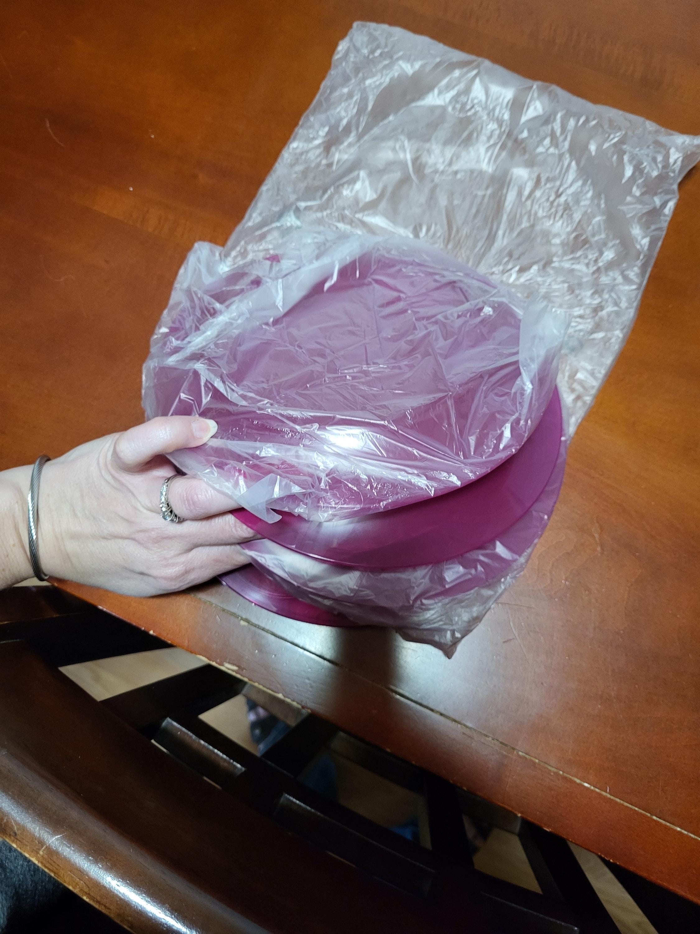 Tupperware Acrylic 4717 Open House Dessert Luncheon Plates 8, Camping ...