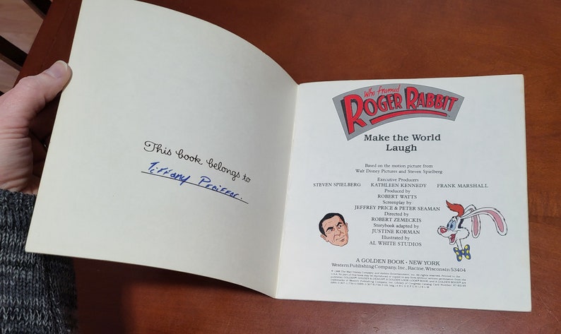 1988 Who Framed Roger Rabbit: Make the World Laugh - Etsy