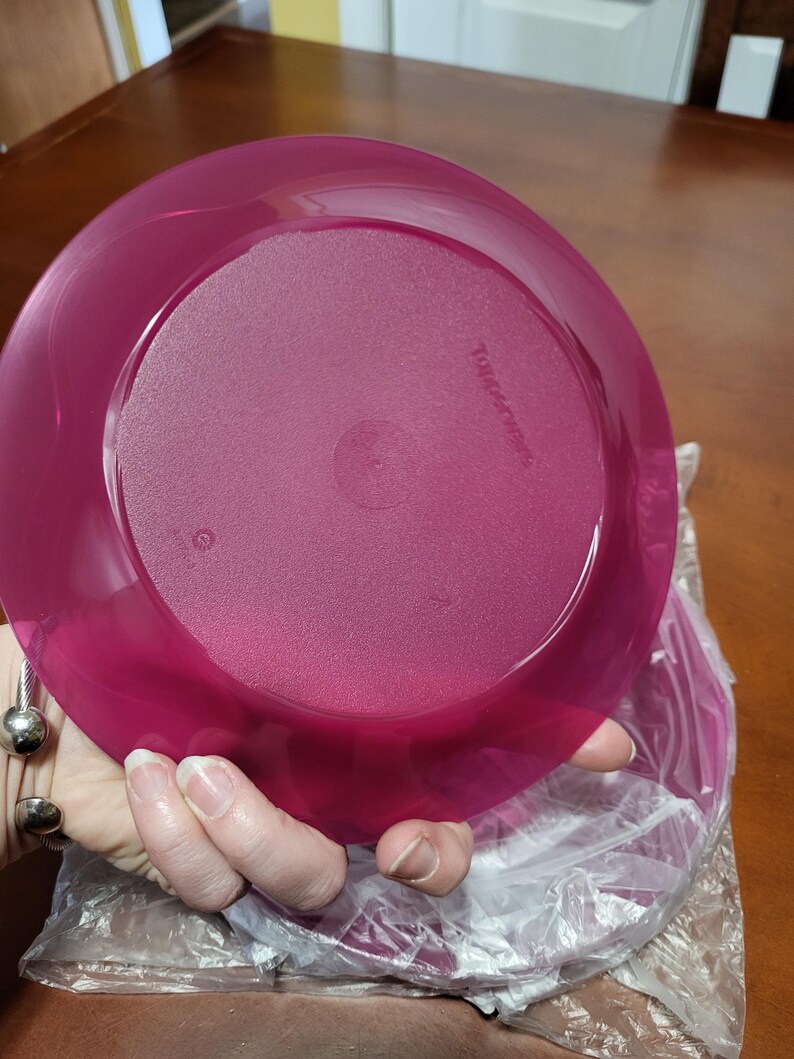 Tupperware Acrylic 4717 Open House Dessert Luncheon Plates 8, Camping ...