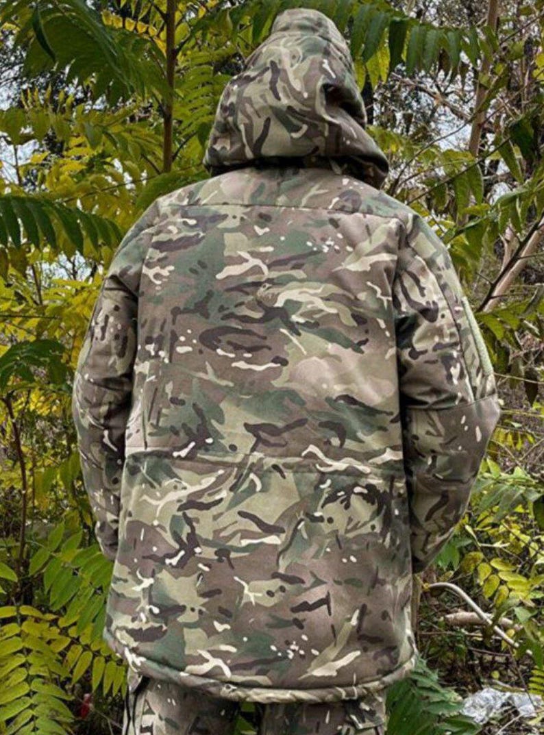 Military Winter Jacket Bushlat Multicam– Tactical Army Coat Hooded ...