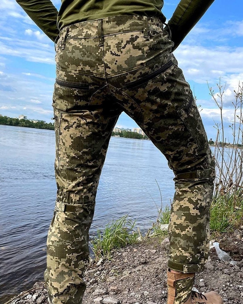 Tactical Trousers Rip-stop Ukrainian Army MM14 Pixel Camo Tactical ...