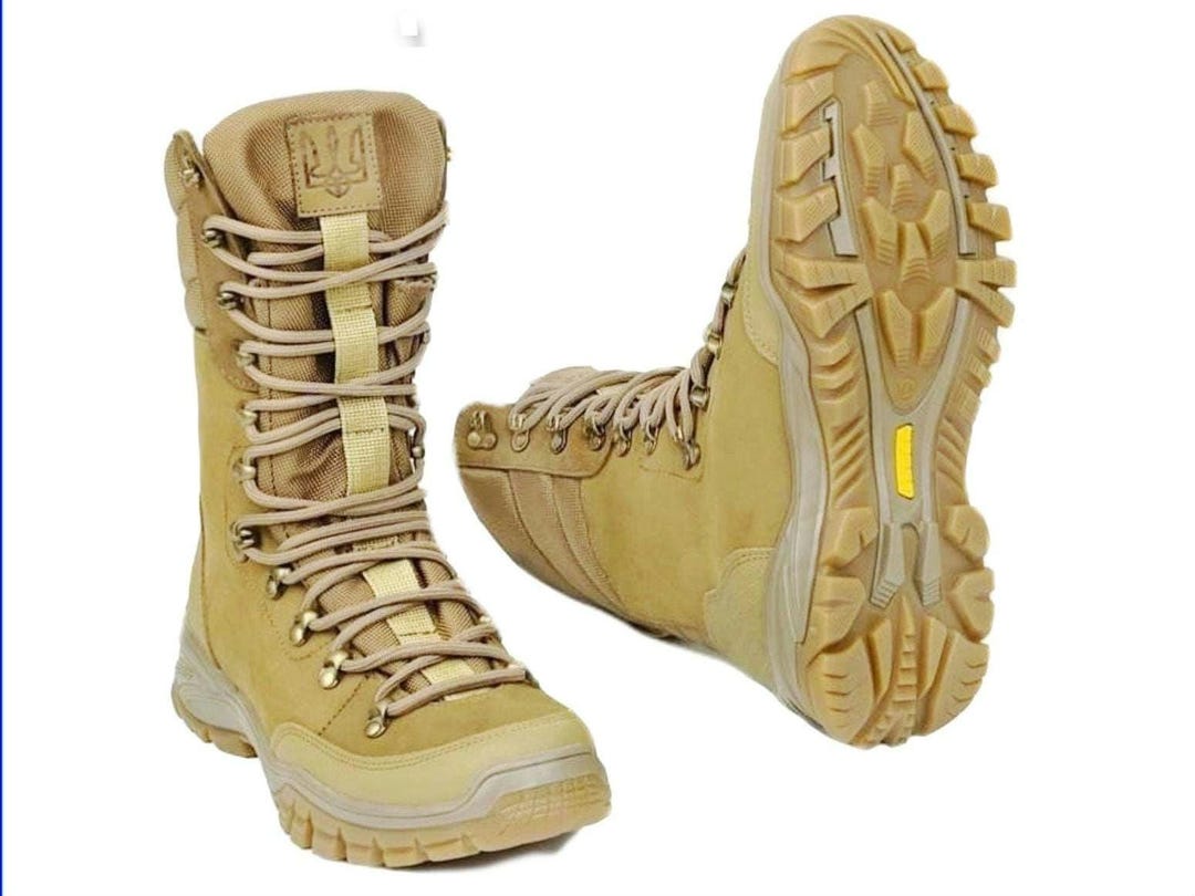 D010 Ukrainian Army Boots With KEVLAR - Sturdy Combat Footwear for Men ...