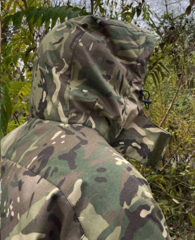 Military Winter Jacket Bushlat Multicam– Tactical Army Coat Hooded ...
