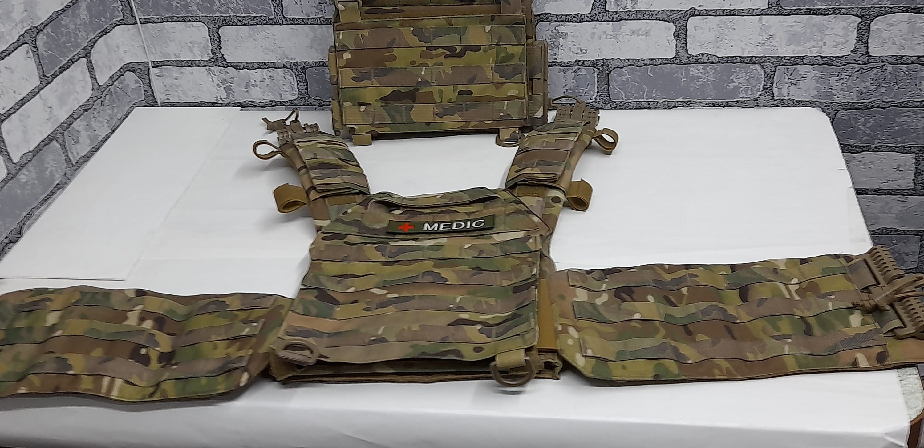 Ukrainian Multicam Plate Carrier Without Plates. With Fast Reset ...