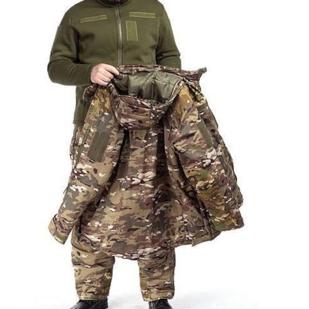Ukrainian Tactical Army.the Uniform of a Winter Military Jacket and ...