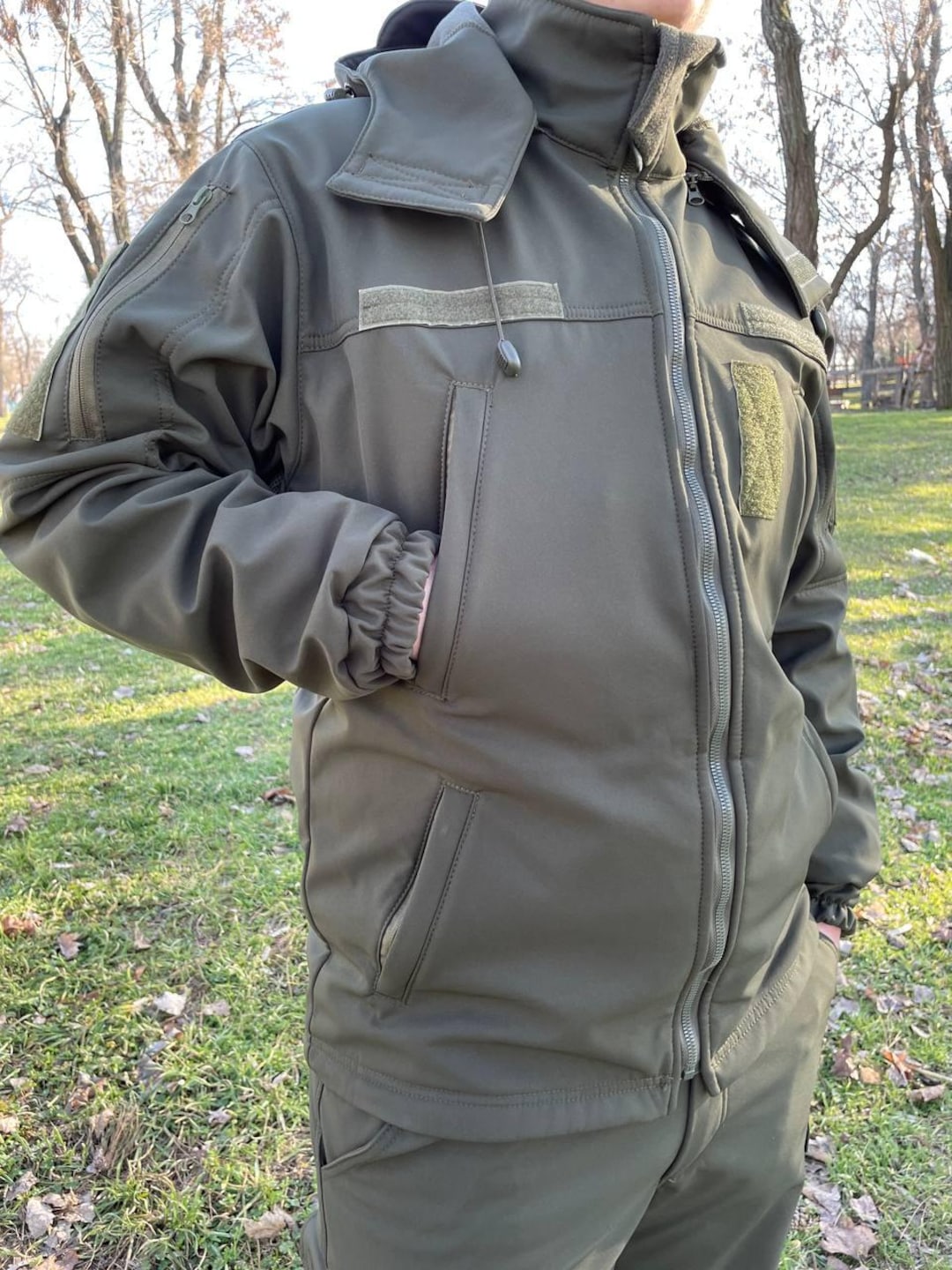 Ukrainian Tactical Softshell Jacket. Combat Hooded Jacket. Outdoor ...