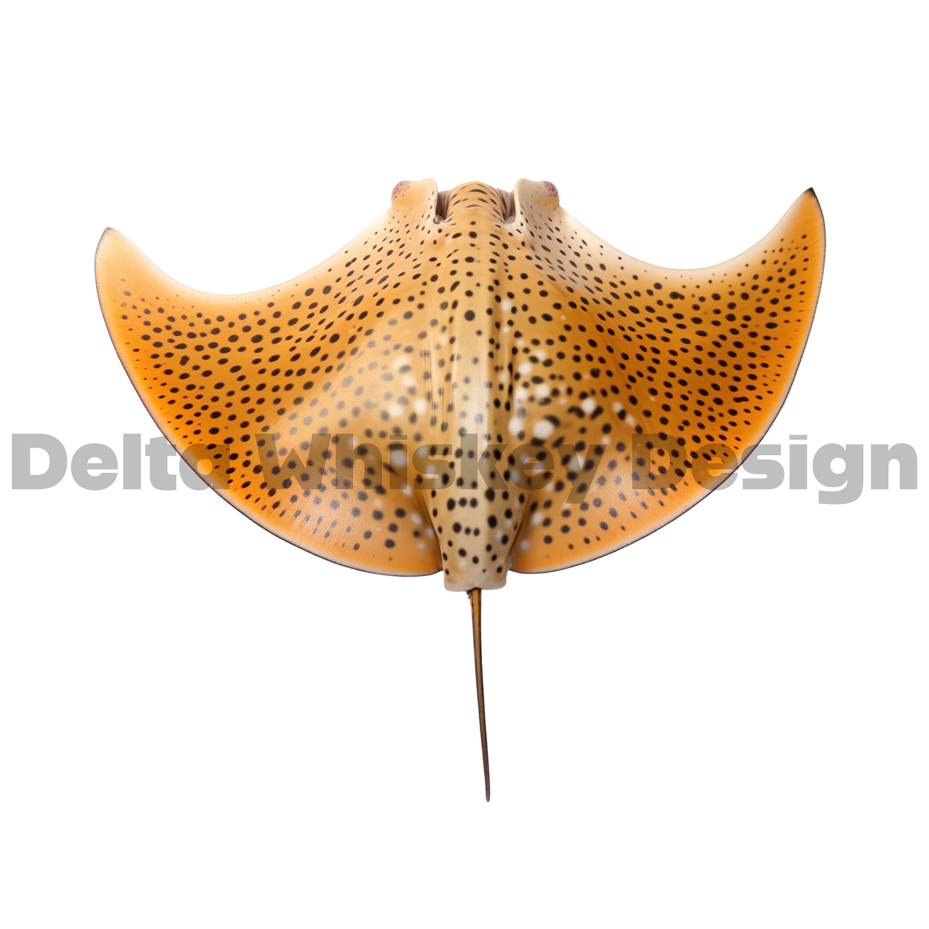 Stingray Svg, Stingray Clipart, Ocean Svg, Fish Png, Silhouette, Animal ...