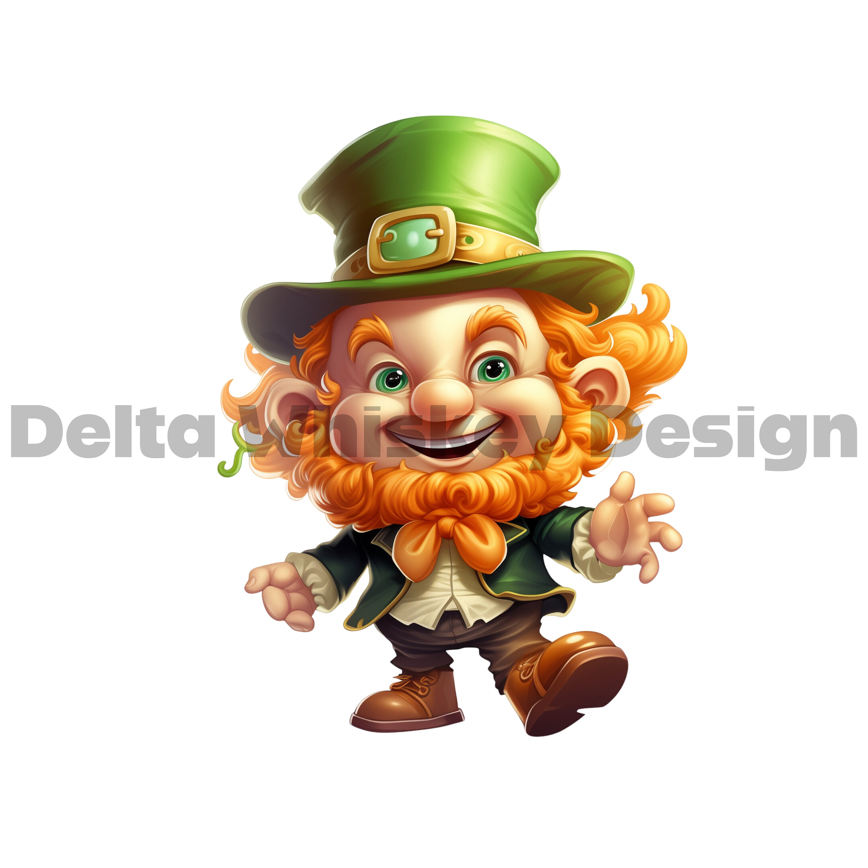 Leprechaun Clipart, St Patricks Day SVG, Shamrock Clipart, Four Leaf ...