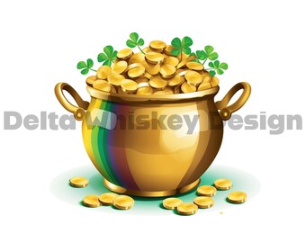 Leprechaun Clipart, St Patricks Day SVG, Shamrock Clipart, Four Leaf ...