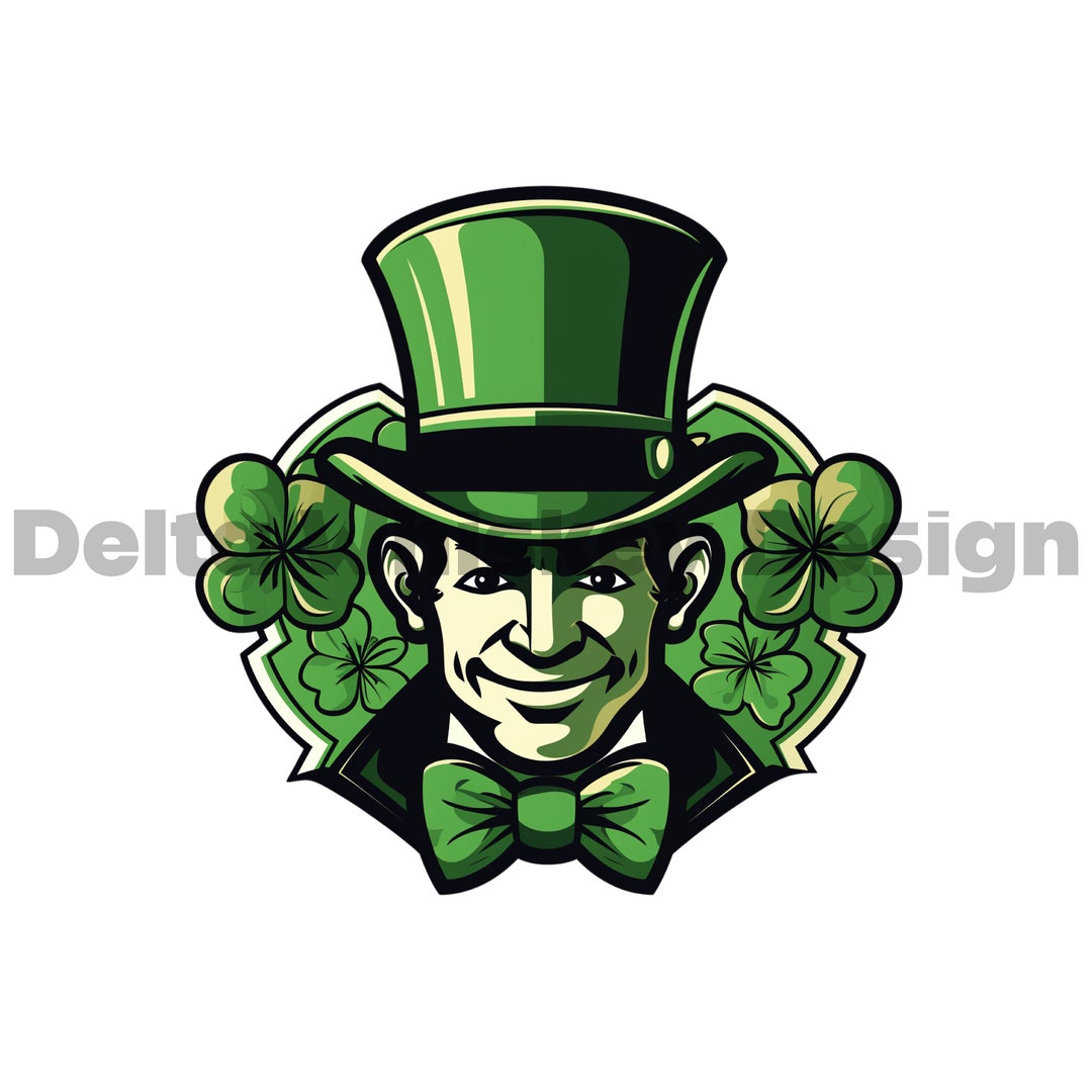 Leprechaun Clipart, St Patricks Day SVG, Shamrock Clipart, Four Leaf ...
