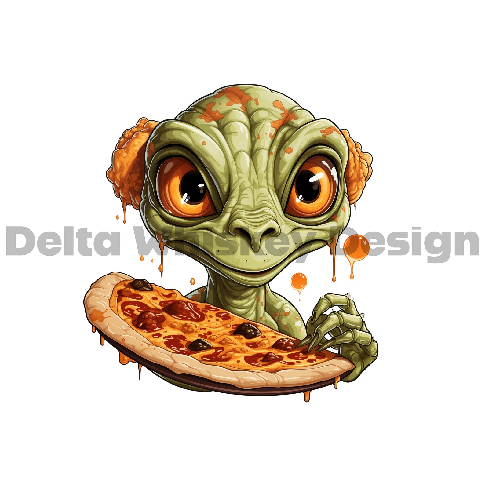 Alien Pizza Planet SVG Digital Download Extraterrestrial Clipart, UFO ...