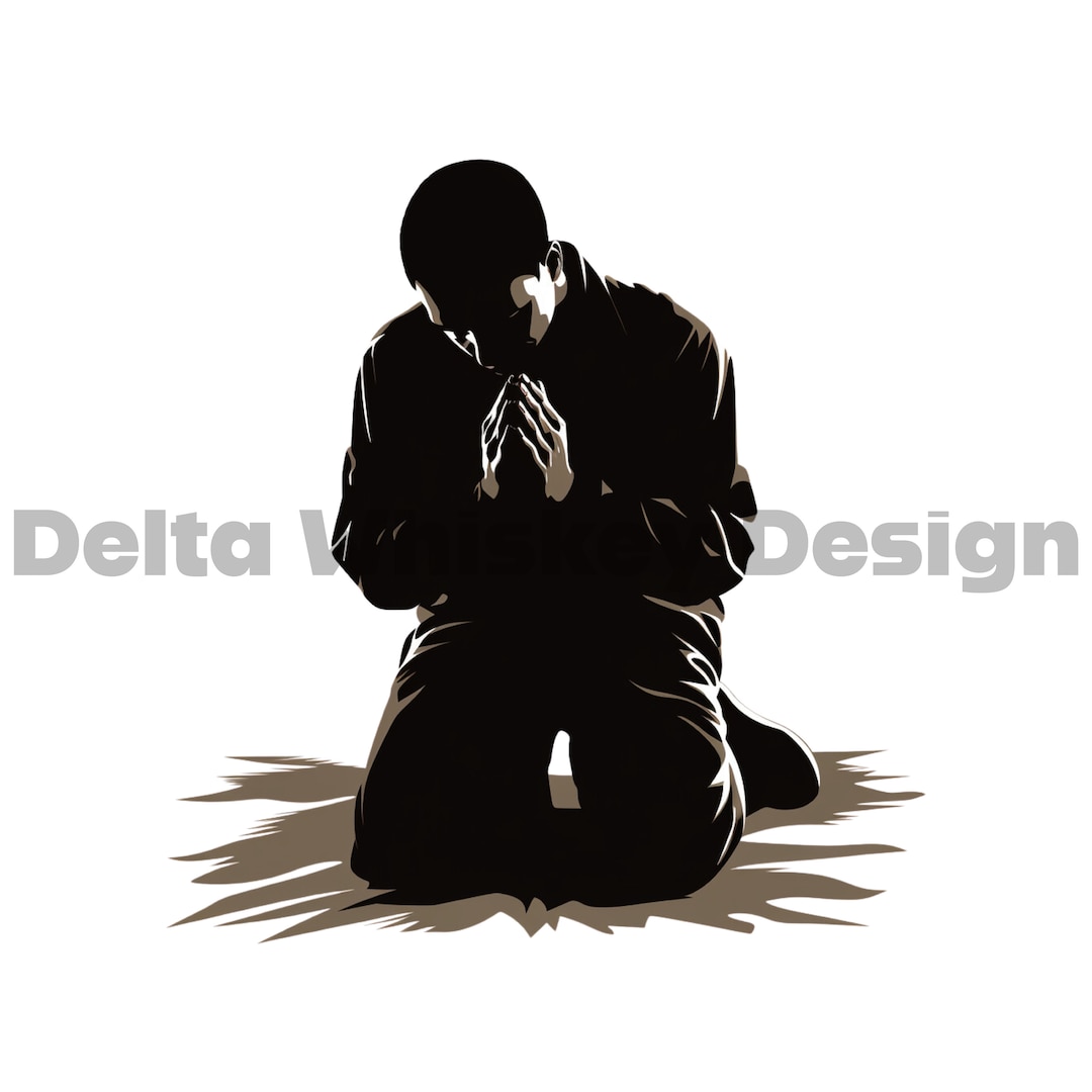 Praying Man Svg | Faith T Shirt | Faith SVG | God SVG | Faith in God ...