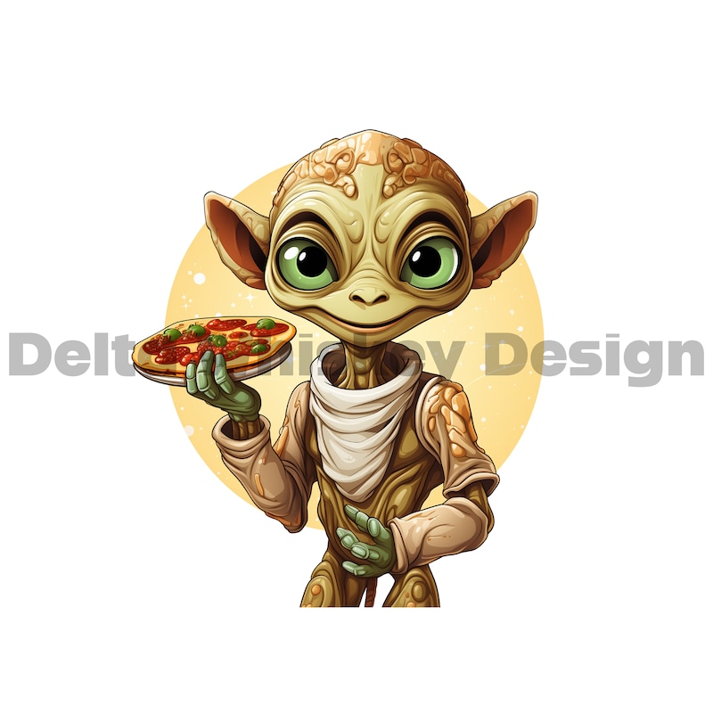 Pizza Planet Alien Logo - Etsy