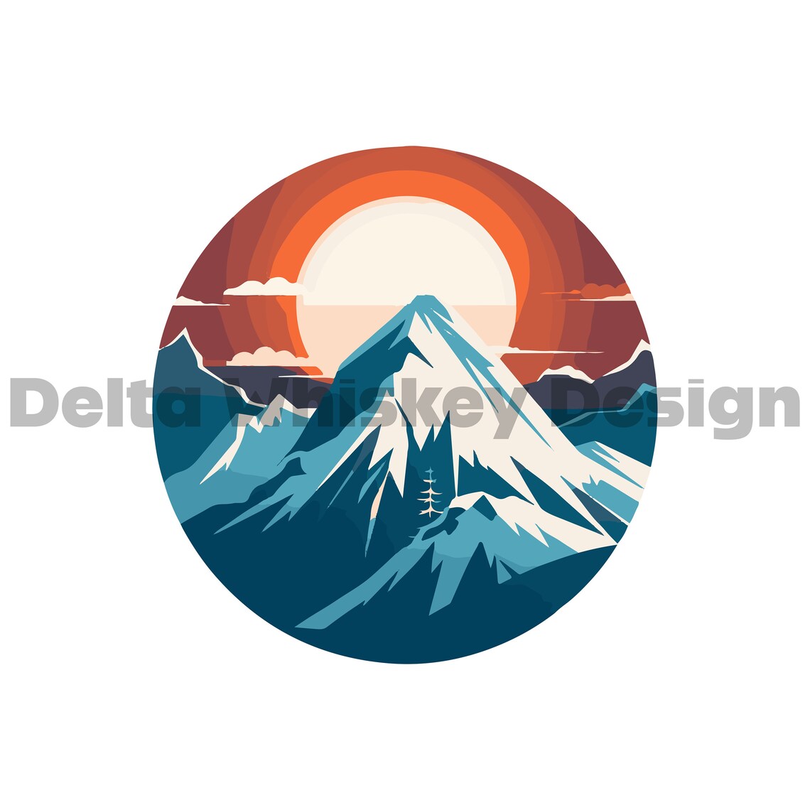 Mountains Logo SVG Digital Logo Outdoors Outdoors Logo File SVG Files ...