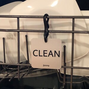 Clean Dirty Tag, Dishwasher Sign, Double-sided - Etsy