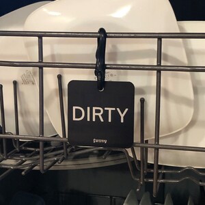 Clean Dirty Tag, Dishwasher Sign, Double-sided - Etsy