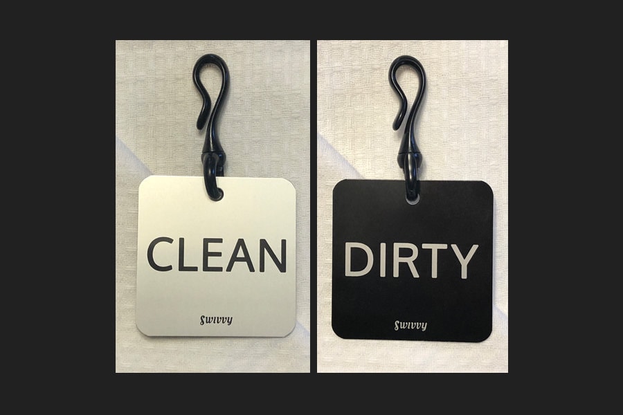 Clean Dirty Tag, Dishwasher Sign, Double-sided - Etsy