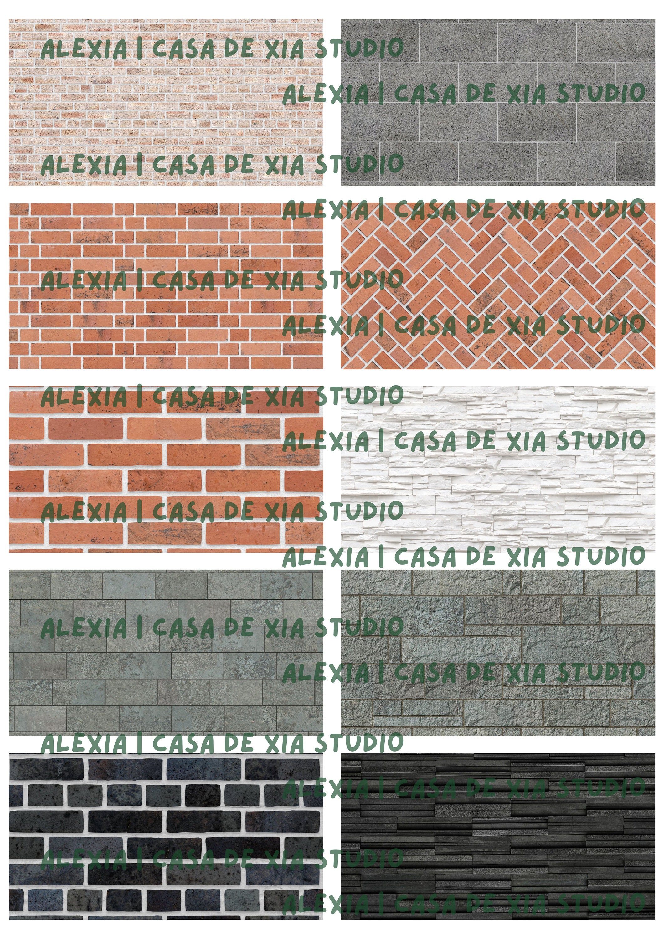 Flooring Texture Collection | Procreate Interior Drawing | Interior ...