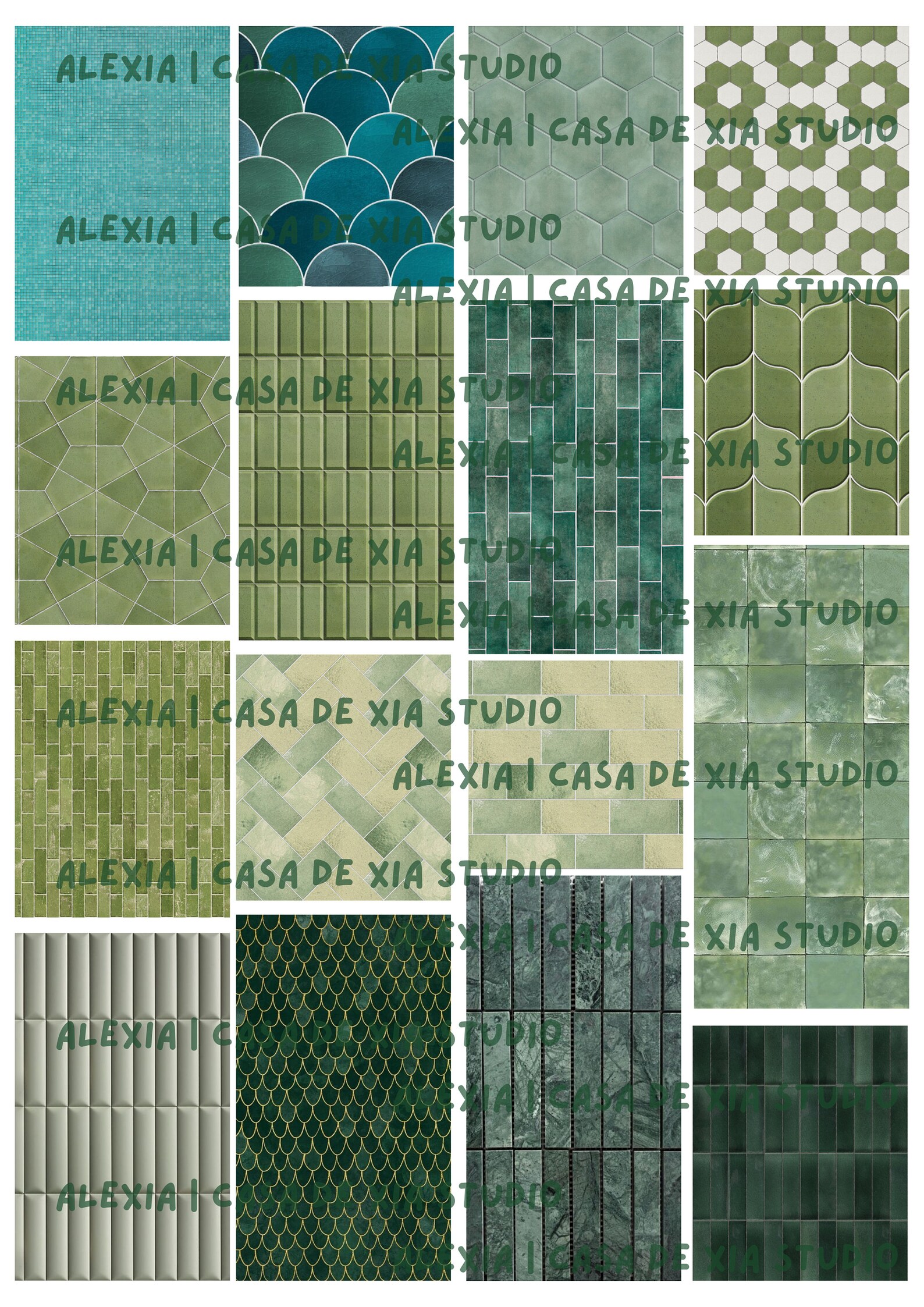 Flooring Texture Collection | Procreate Interior Drawing | Interior ...