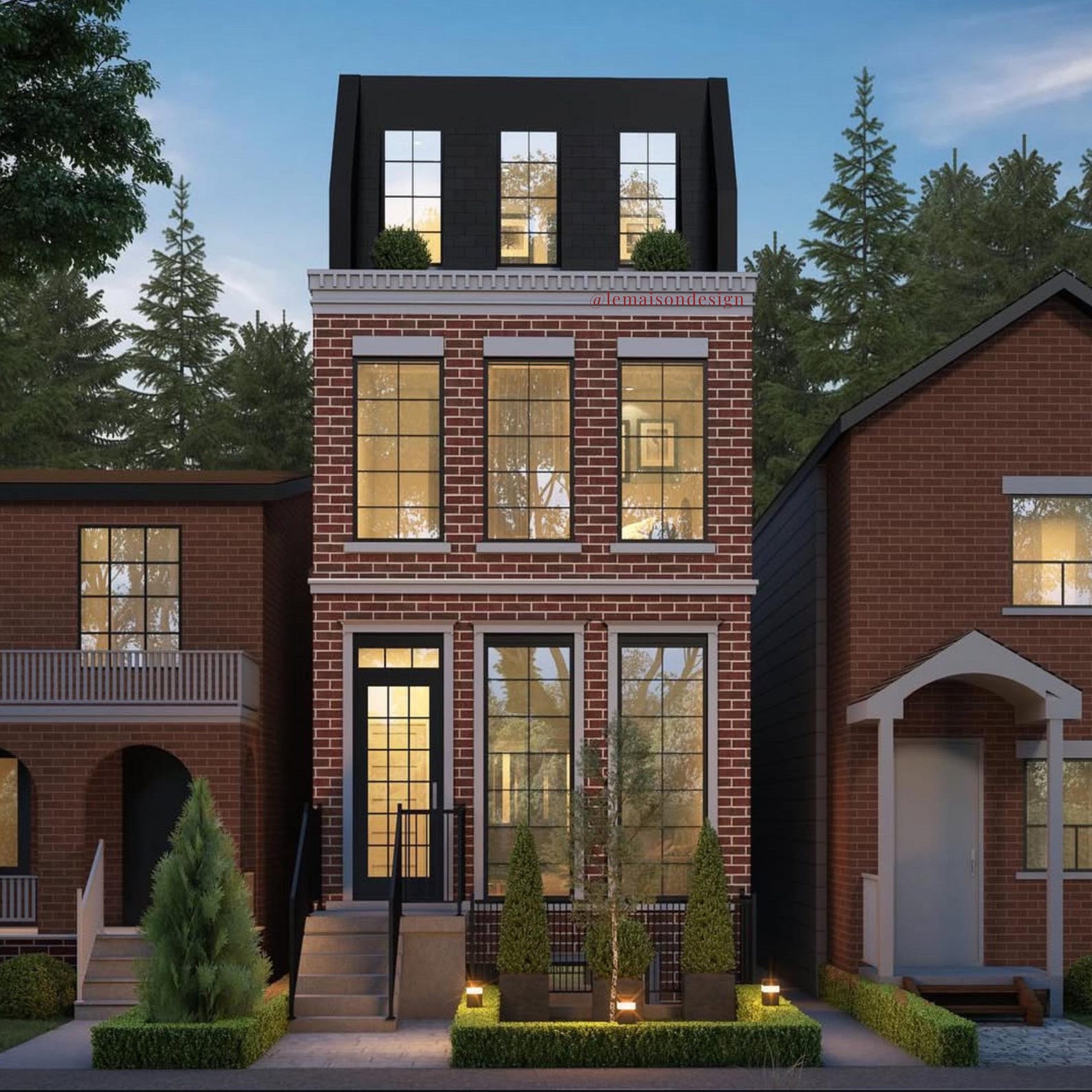 Custom House Design | Realistic Visualization Rendering of Exterior ...